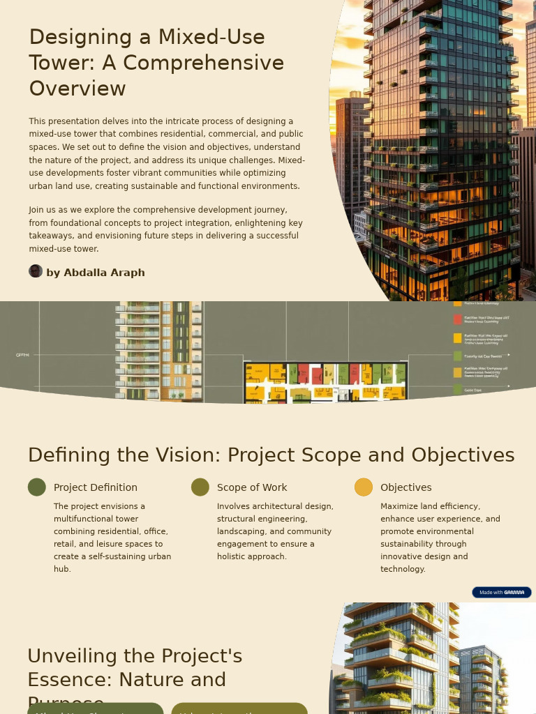 Designing a Mixed Use Tower a Comprehensive Overview | PDF | Mixed Use Development | Sustainability