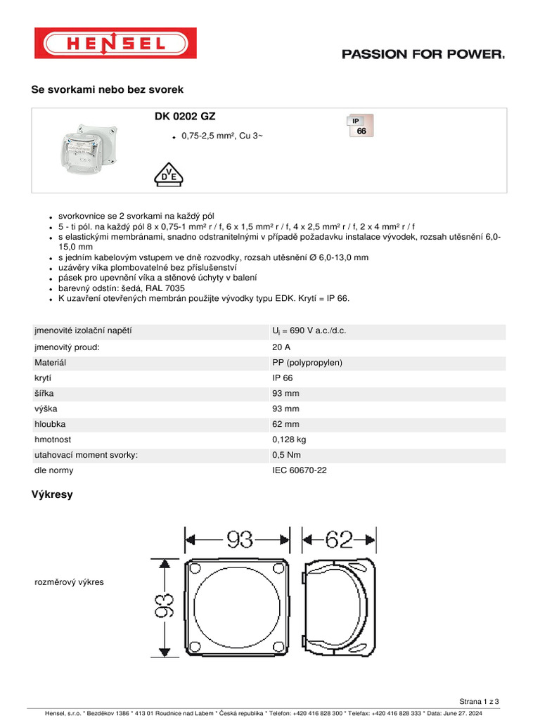 Hensel Electric | PDF