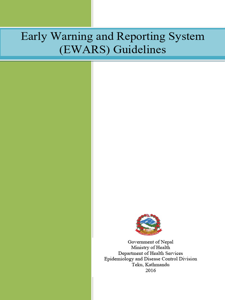 EWARS Guideline | PDF | Malaria | Plasmodium Falciparum