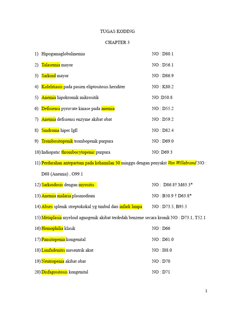 Koding Icd 10, CH 3 - 4 | PDF | Thyroid | Animal Anatomy