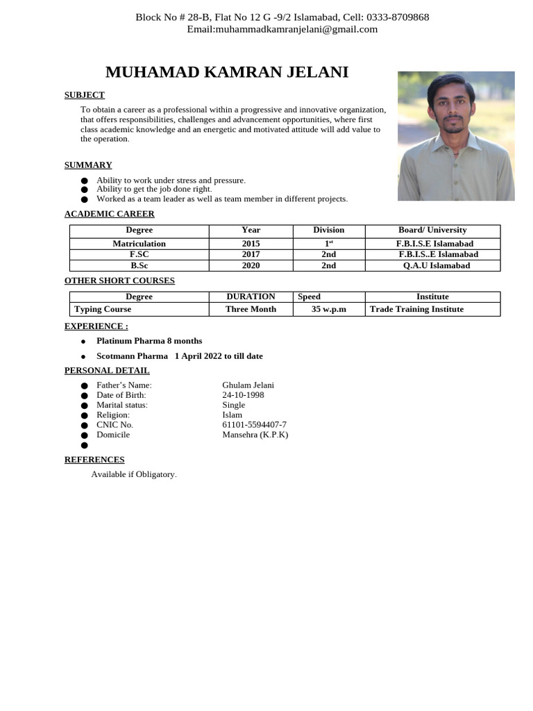 My CV | PDF