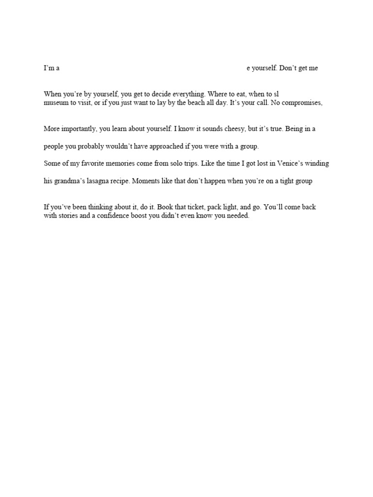 WRITING SAMPLE 4 Opinion Piece | PDF