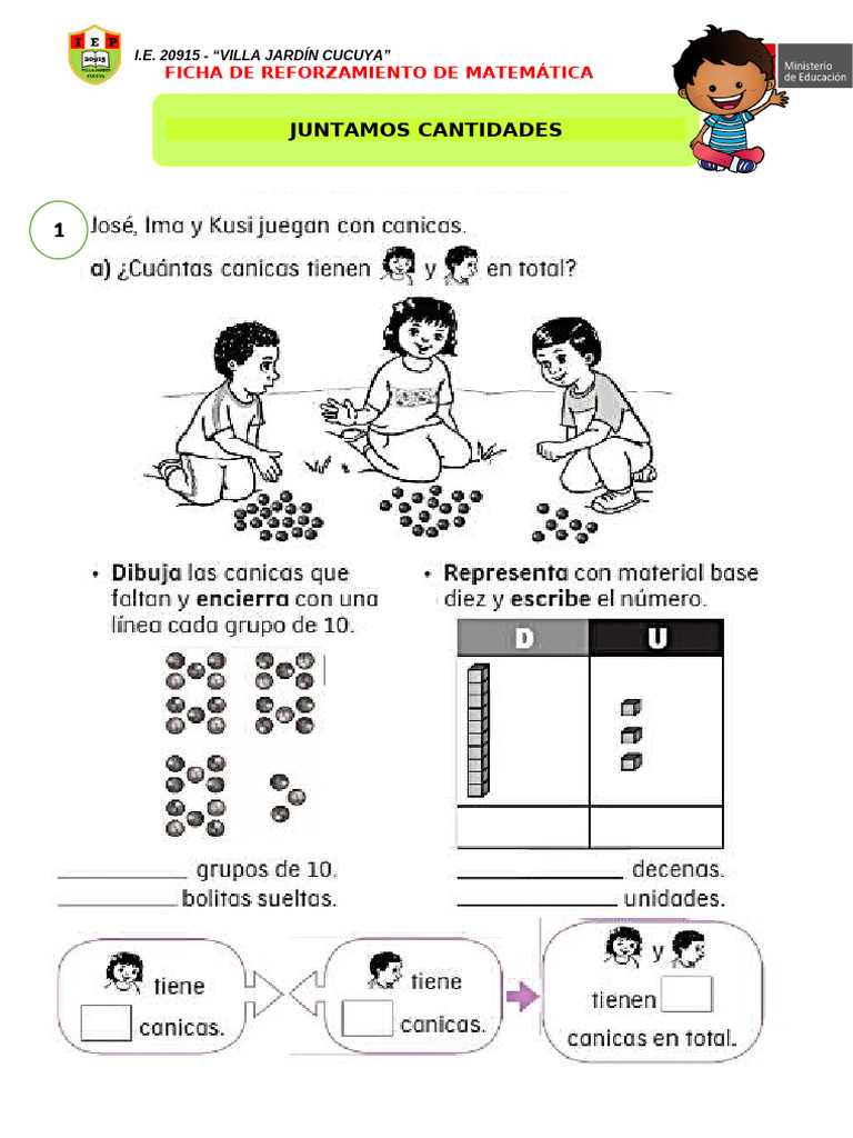 16 de Mayo - Ref Mat Juntamos Cantidades | PDF