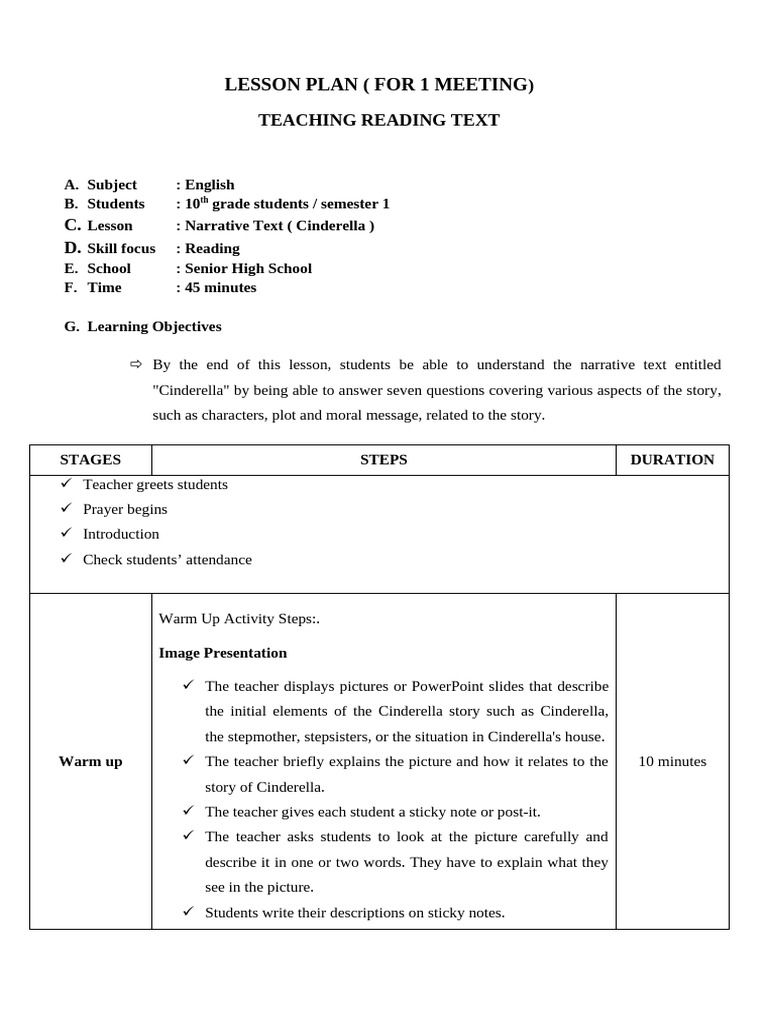 LESSON PLAN KLP 1 REVISI TAMPIL KE 2 (1) (1) | PDF | Learning | Human ...