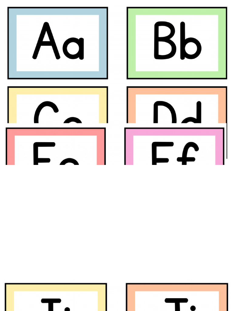English Alphabet | PDF