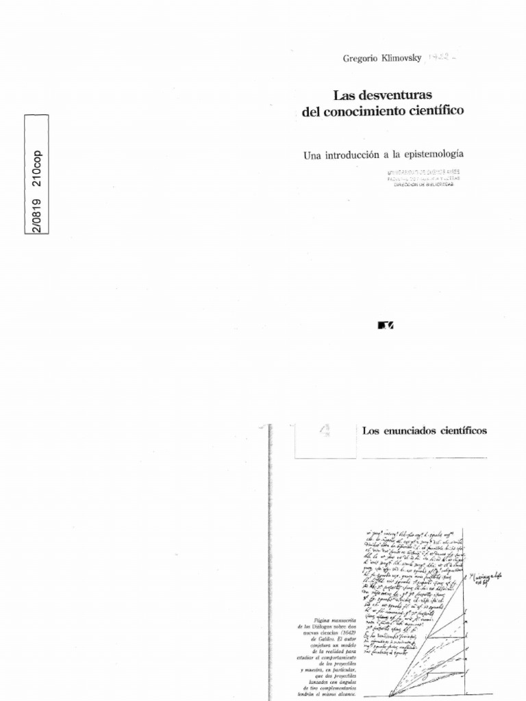 Cap. 4 Klimovsky | PDF | Teoría | Empirismo