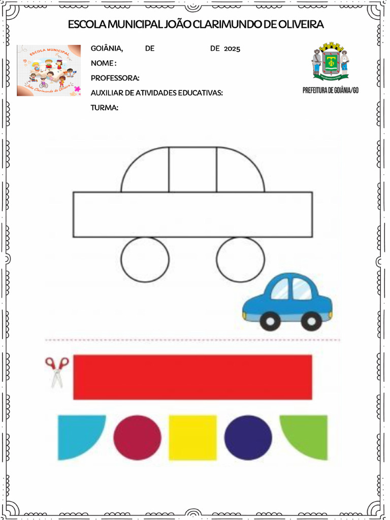 Atividade Montar o Carro | PDF
