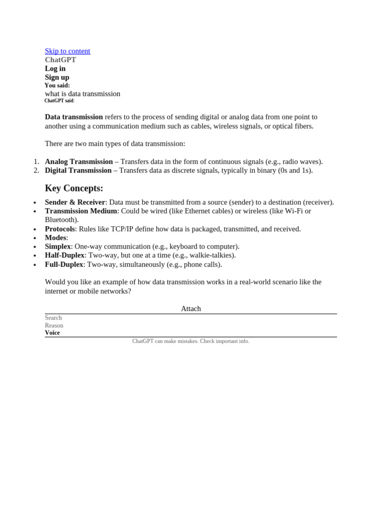 Data Transmission | PDF