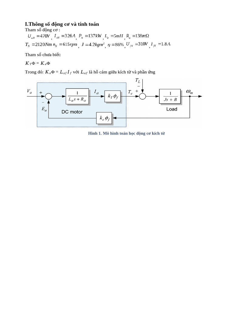 Mo phong dong co DC | PDF