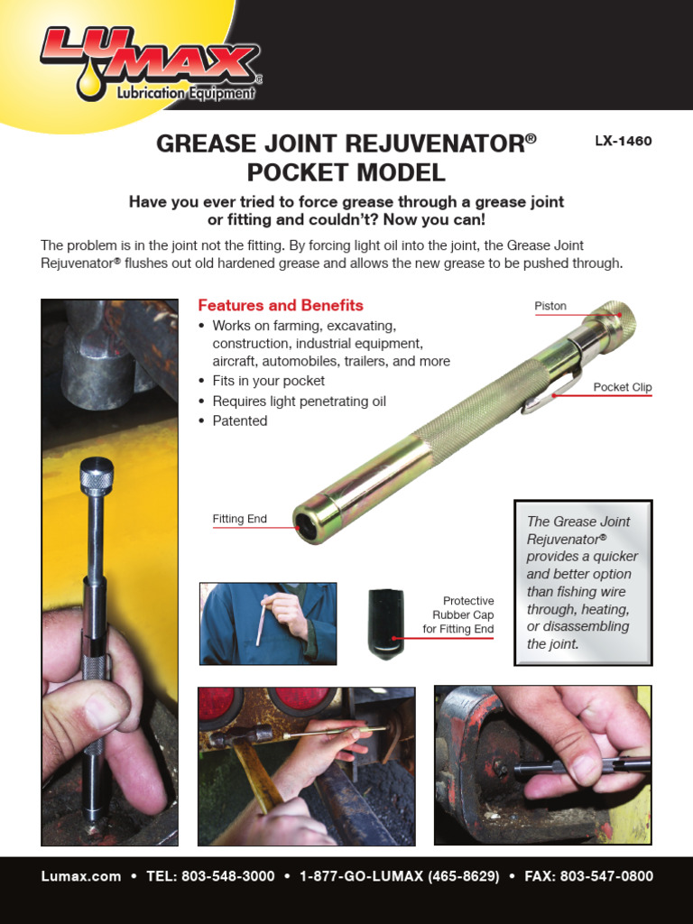 Grease Joint Rejuvenator Flyer | PDF | Manufactured Goods | Vehicles