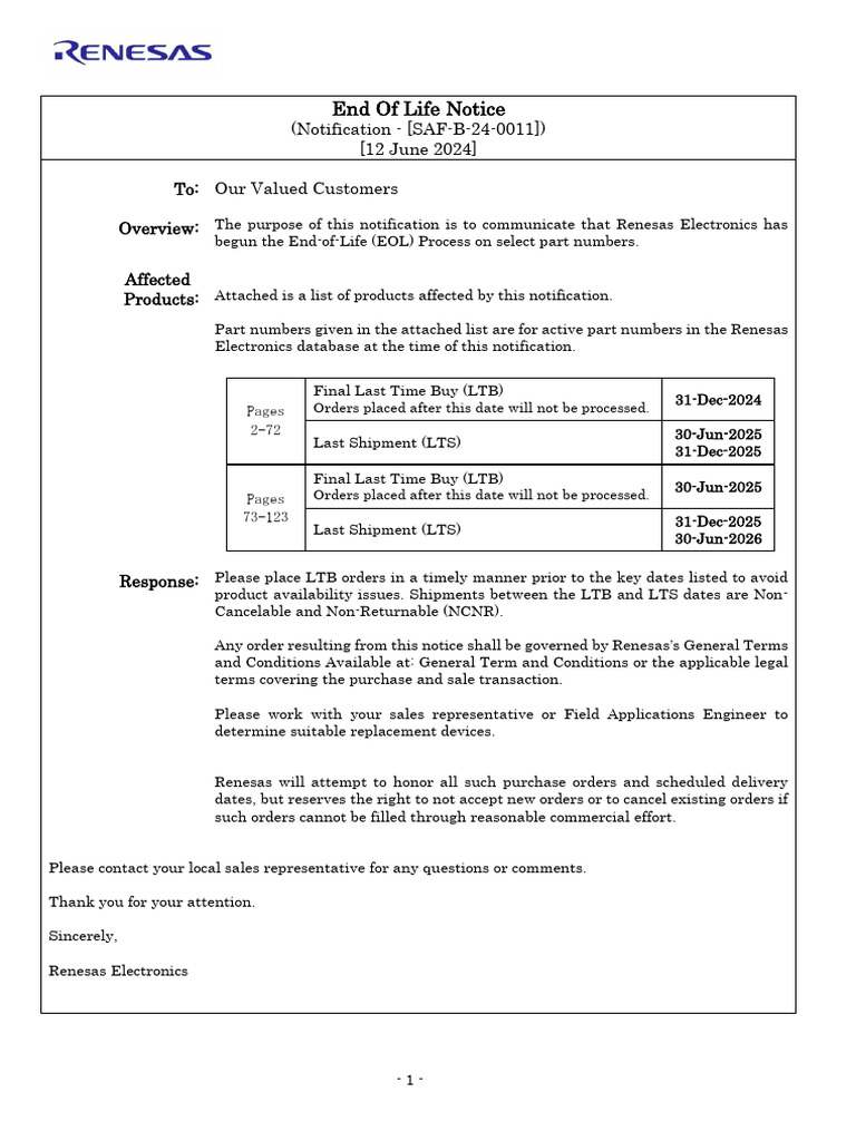 SAF-B-24-0011_EOL_Notice_e | PDF