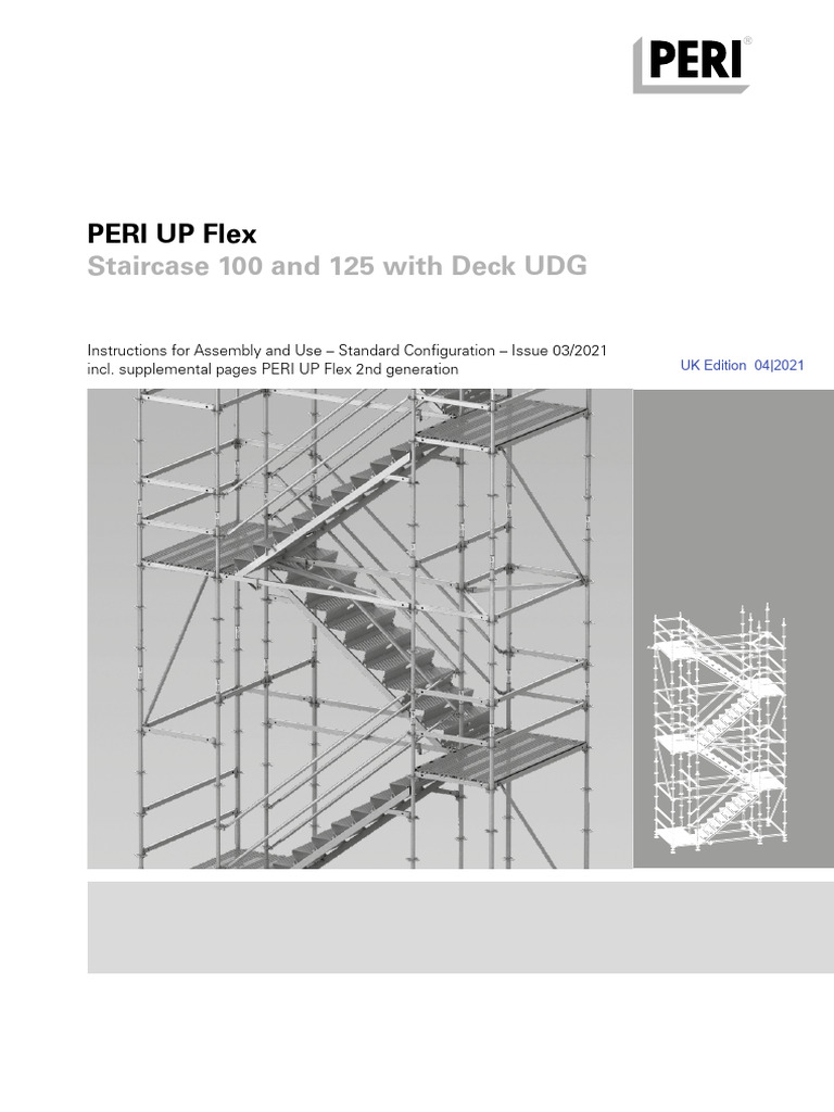 Peri Up Flex 100 125 Staircase Instructions For Assembly and Use | PDF ...