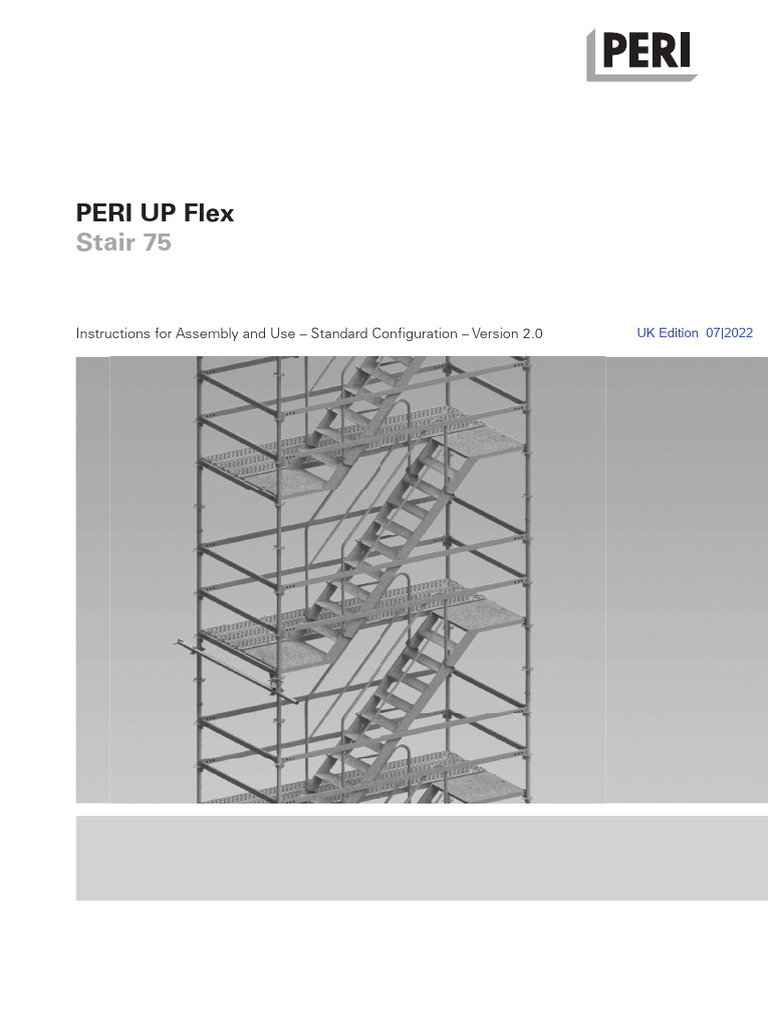 Peri Up Flex Stairs 75 Instructions For Assembly and Use | PDF ...