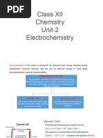 Class 12 Chem - Electrochemistry | PDF | Electrochemistry | Redox