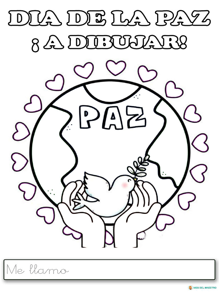 COLOREAR DIA DE LA PAZ 3 - Compressed 4 | PDF
