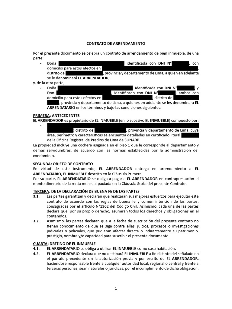 Modelo de Contrato Con Legalización de Firmas | PDF | Interés | Ley común