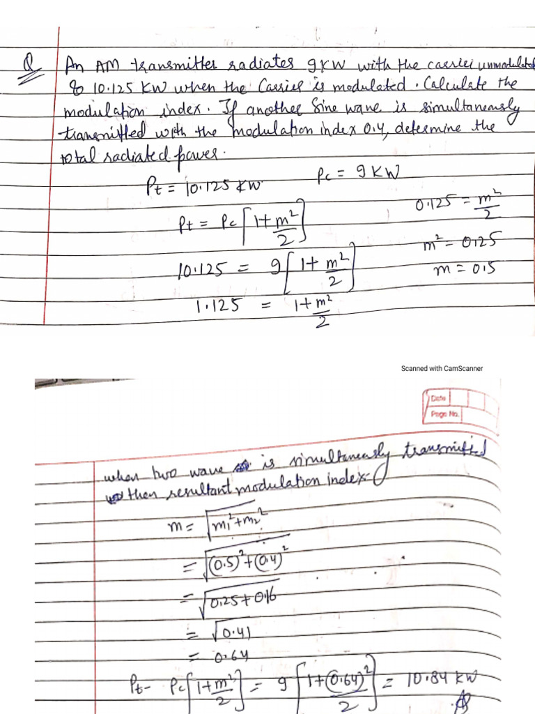 Unit5 Numericals | PDF