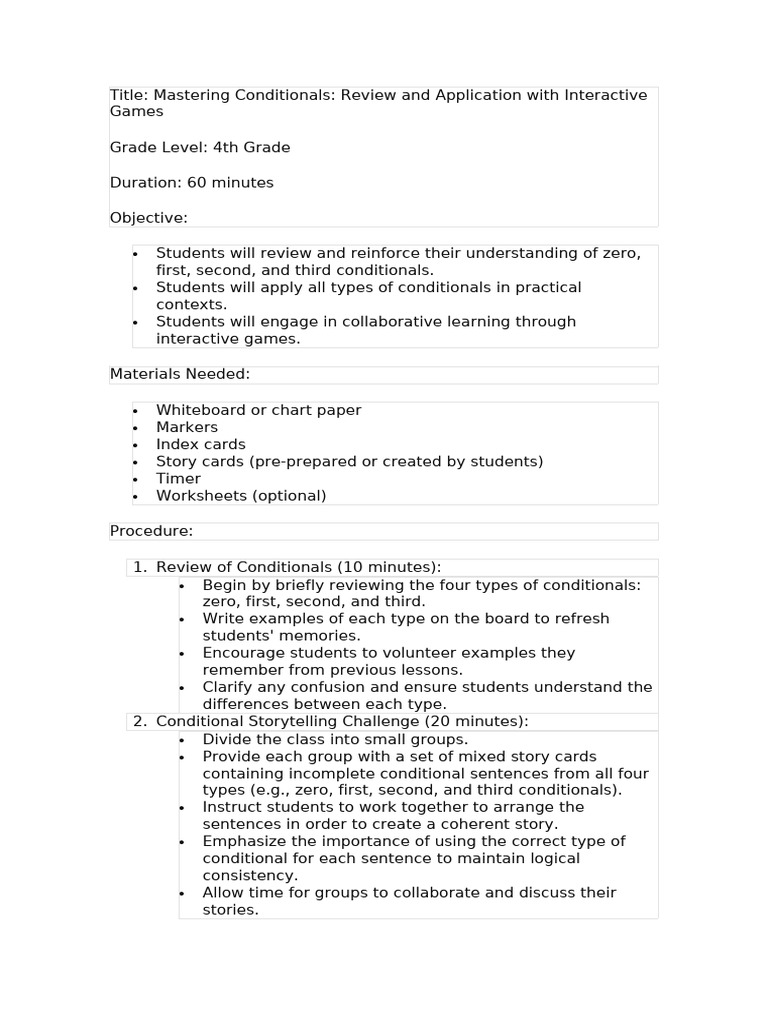 Lesson Plan 6th graders Primary School 26th of May to 30th of May 24-25 | PDF | Behavior ...