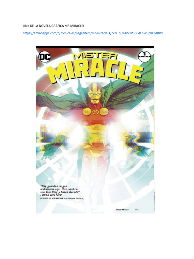 MR Miracle | PDF