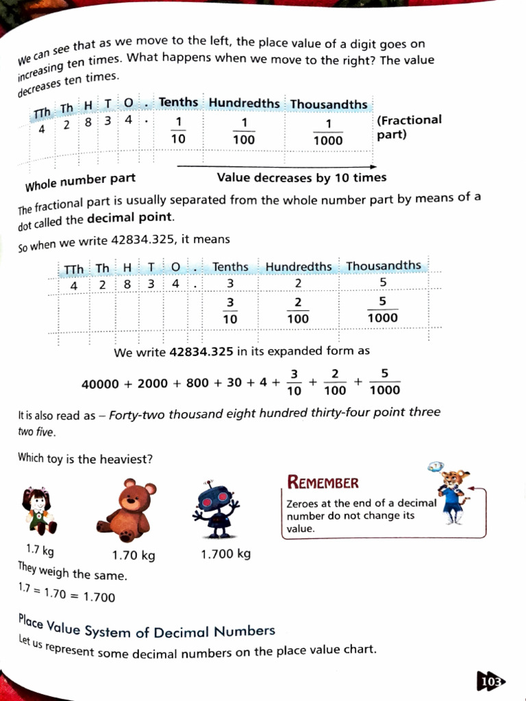Understanding Decimal Place Value | PDF