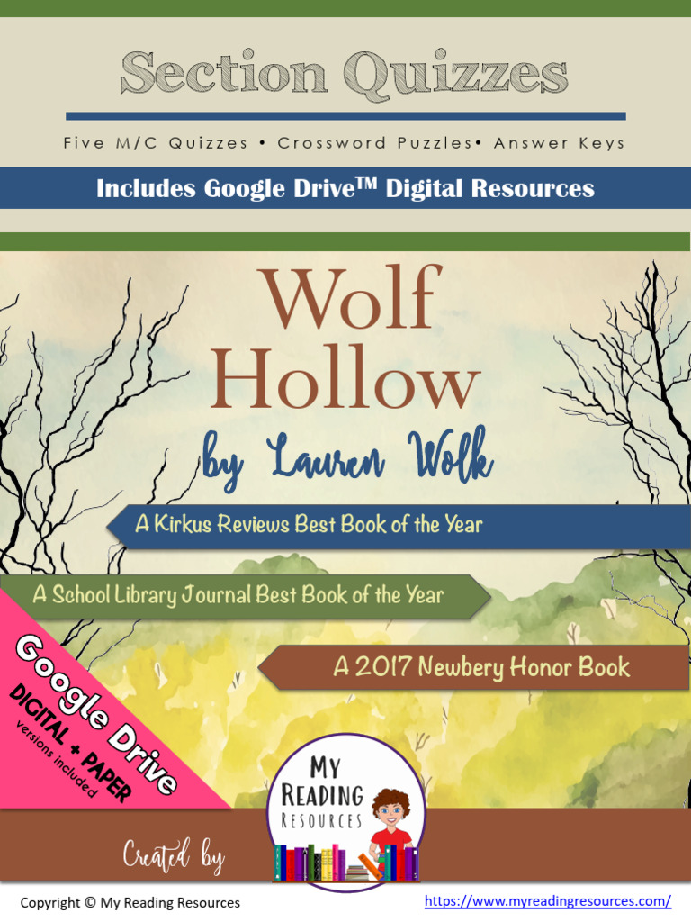Section Quizzes: Wolf Hollow | PDF | Copyright