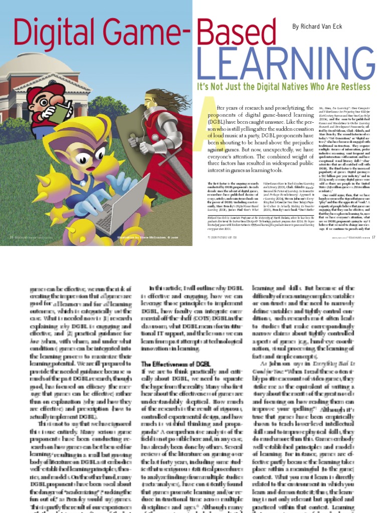 Digital Game Based Learning | PDF | Constructivism (Philosophy Of ...