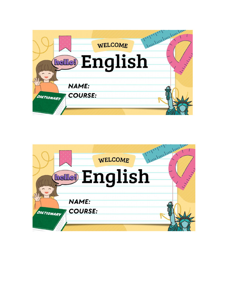 Membrete Ingles | PDF