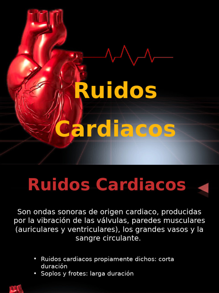 Ruidos Cardiacos | PDF | Corazón | Enfermedades cardiovasculares