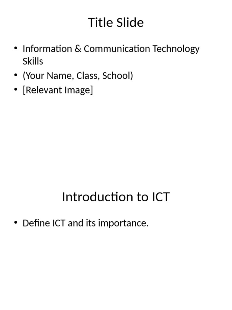 ICT Skills for Future Success | PDF | Information And Communications ...