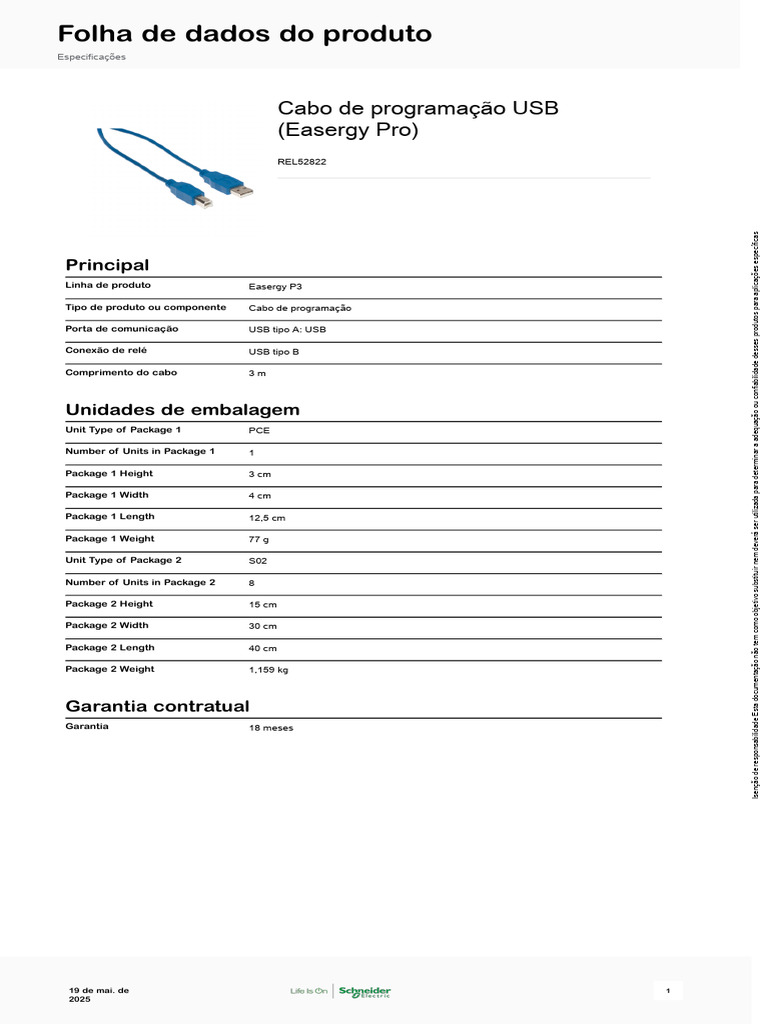 Schneider Electric ESetup-Easergy-Pro REL52822 | PDF | USB