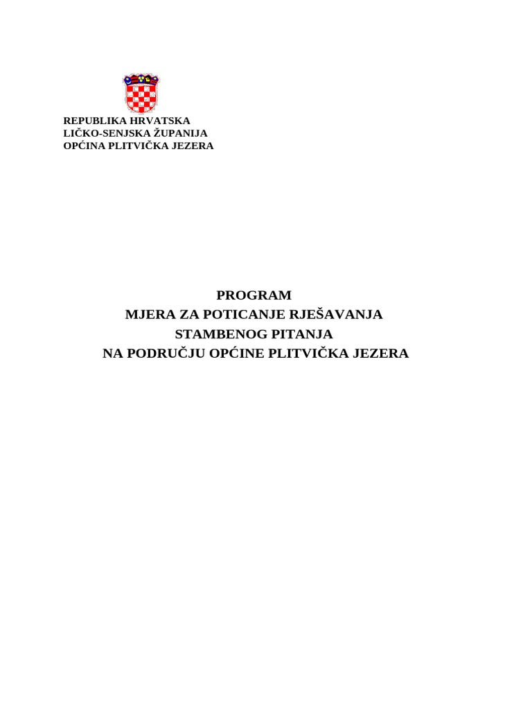 Prilog 1 MJERE PROGRAM - 2 | PDF