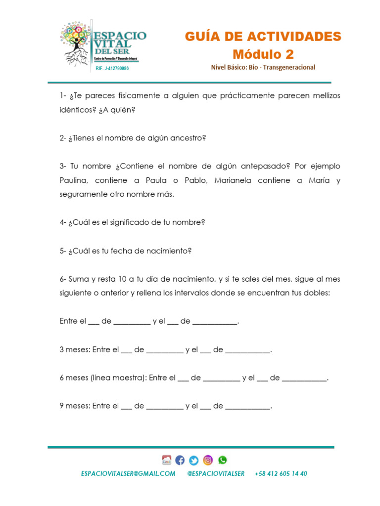 Evs Guia de Actividades Mod 2 | PDF