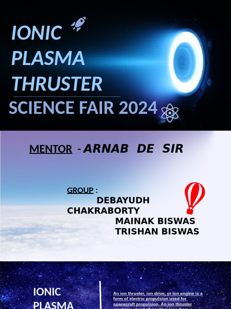 Ionic Plasma Thruster | PDF