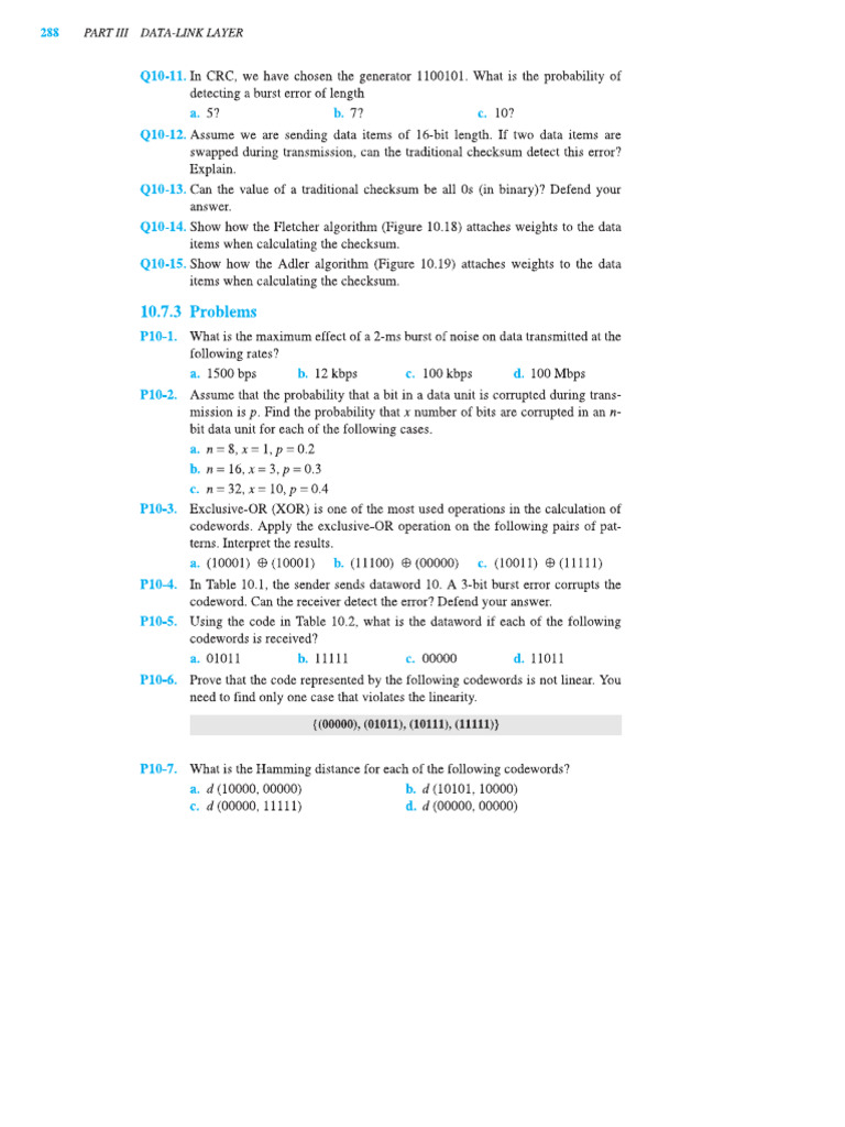 Chapter 10 Questions | PDF