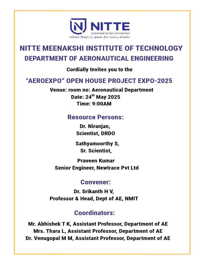 Aeroexpo-2025 INVITATION | PDF