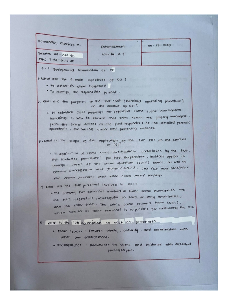 Enhancement Activity Compilation | PDF