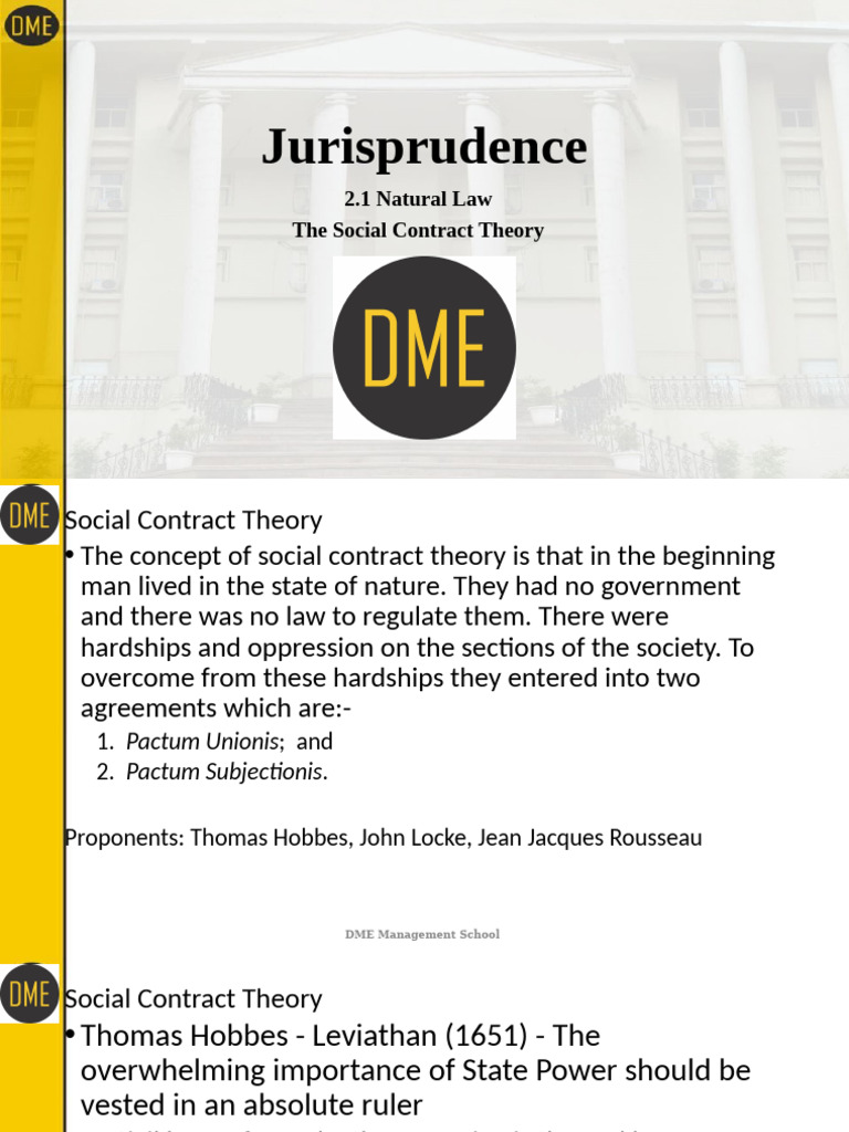 Unit 2.1 (Social Contract Theory) | PDF | Social Contract | State (Polity)