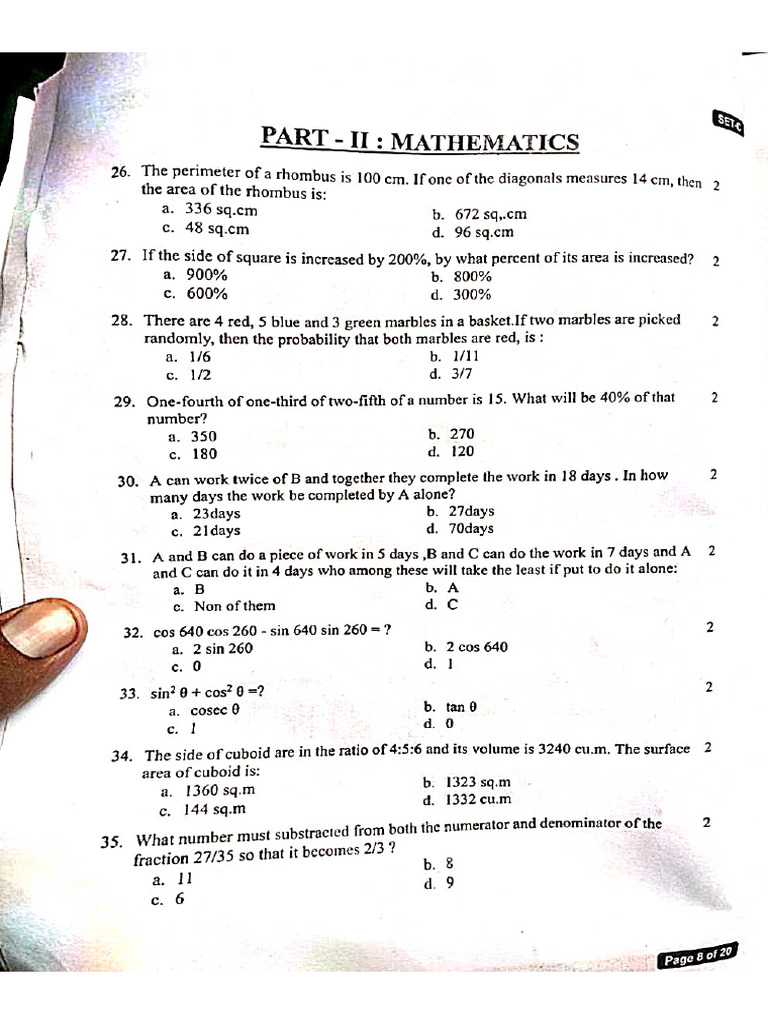 ACC 129 QUESTIONS PAPER BY ACC DEFENCE ACADEMY -output | PDF