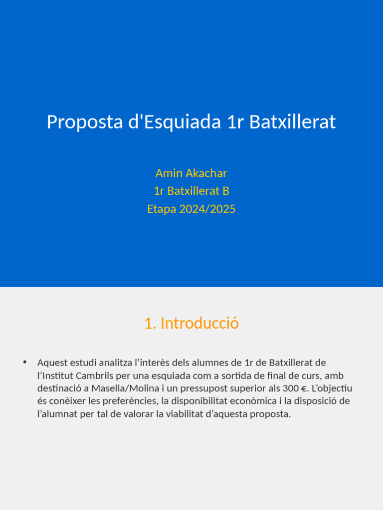 Esquiada Presentacion Color v2 | PDF