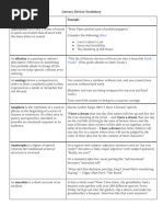 Figurative Language Cheat Sheet For Hatchet | PDF | Irony