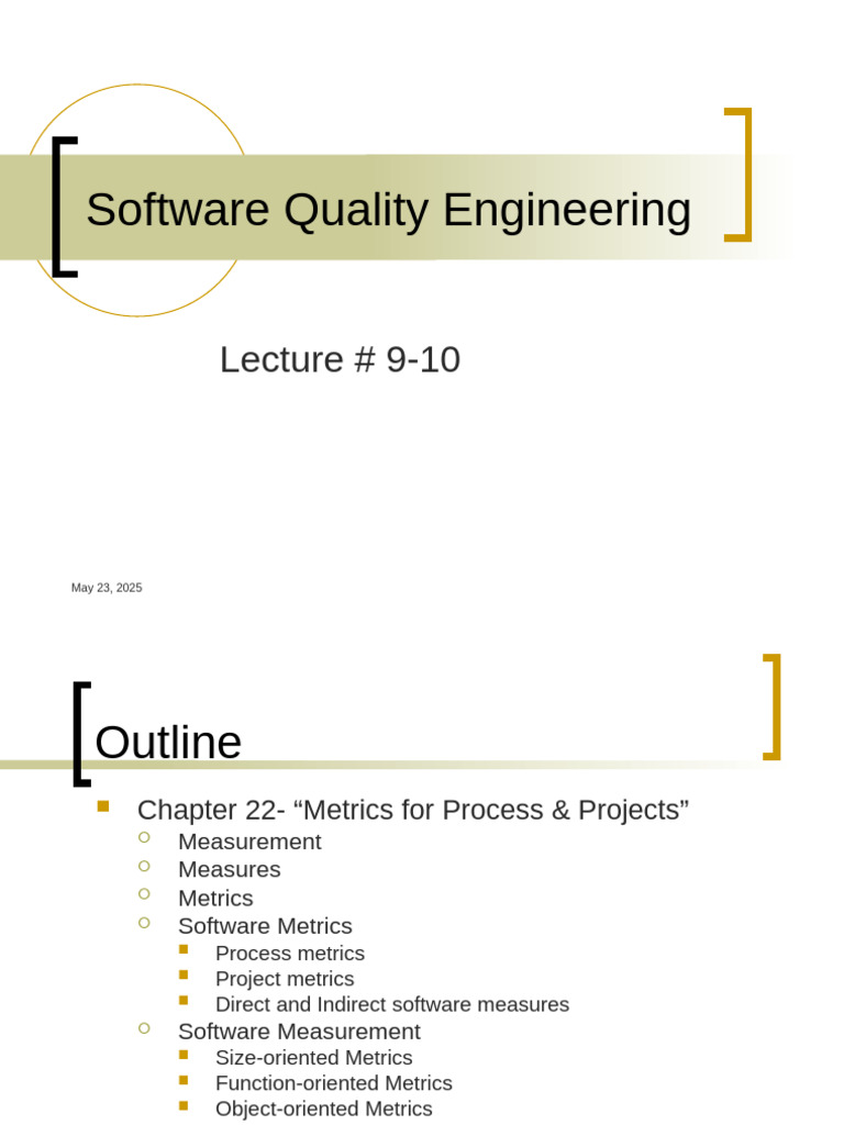9-10 Software Quality Engineering-2 | PDF | Performance Indicator ...