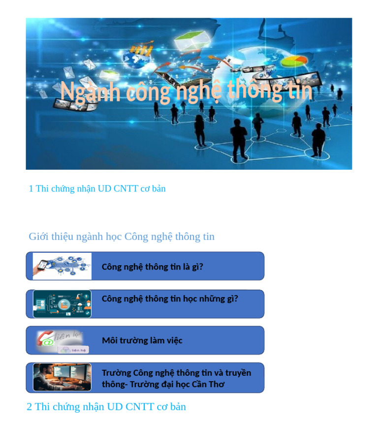 giới thiệu ngành học CNTT | PDF