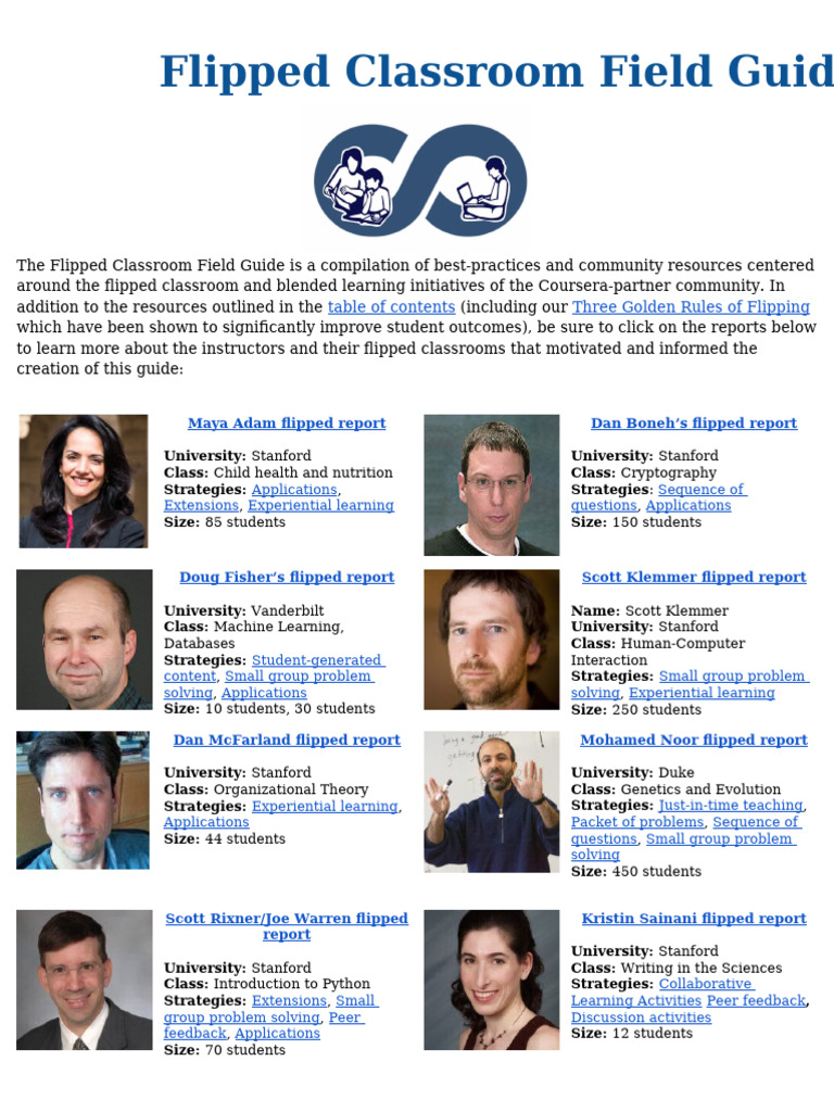 Flipped Classroom Field Guide | PDF | Lecture | Learning