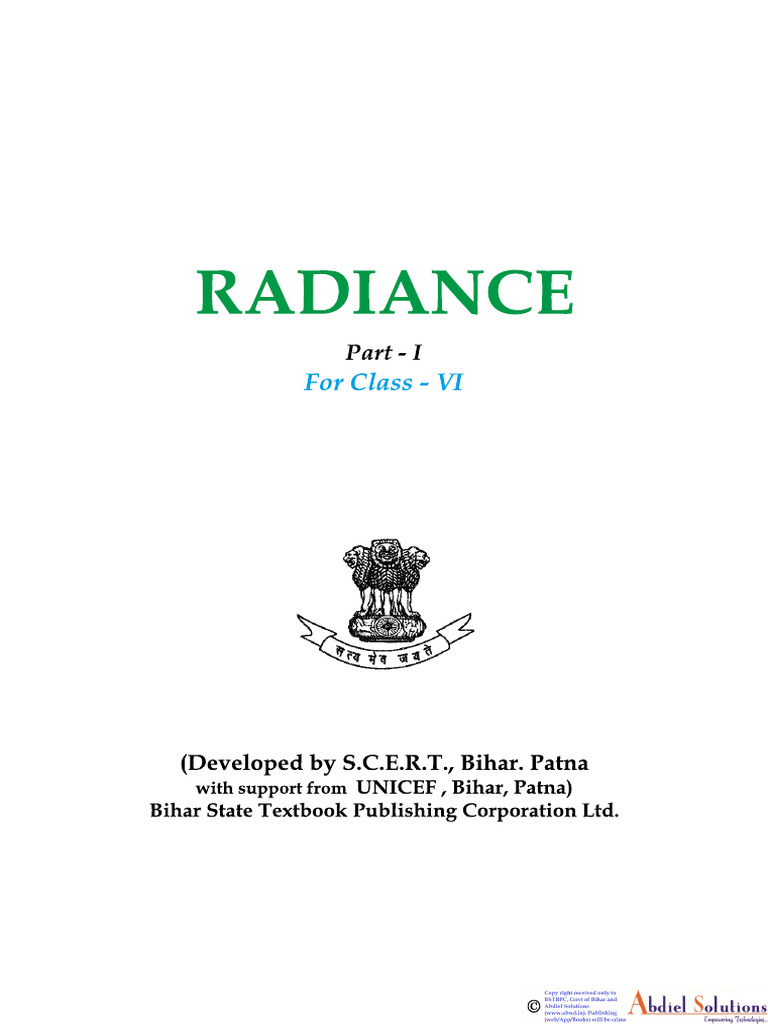Class 6radianceradianceprefacecl6 Radiance PRF | PDF