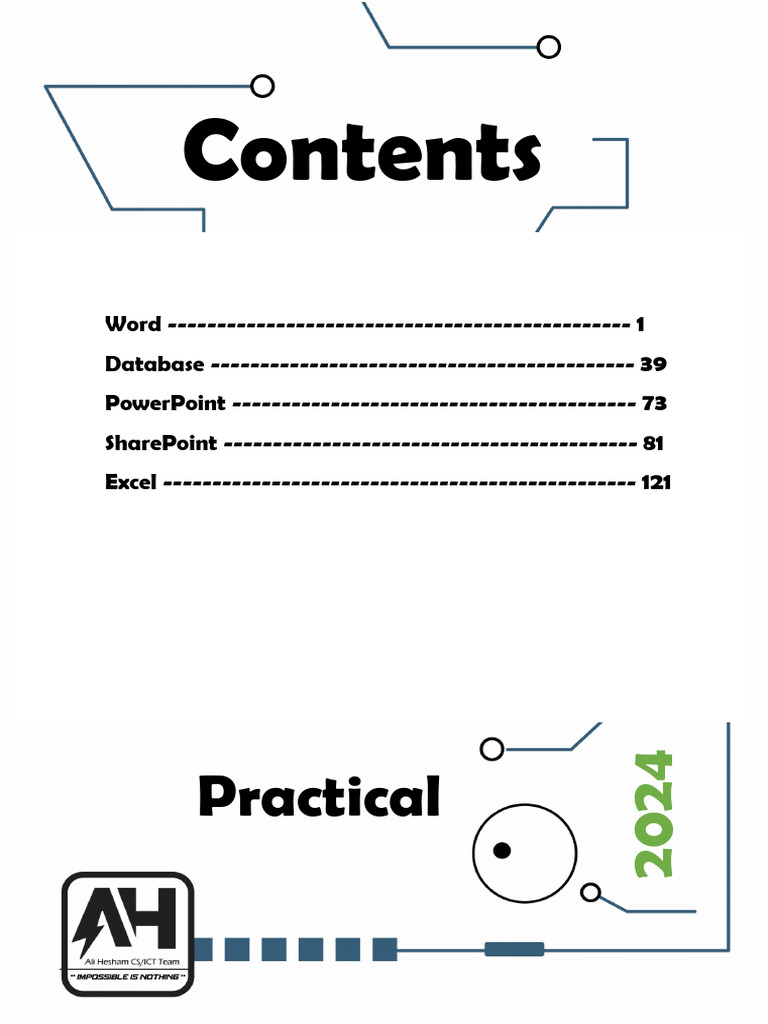 ICT Classified P2, P3 (2024) | PDF | Typefaces | Paragraph