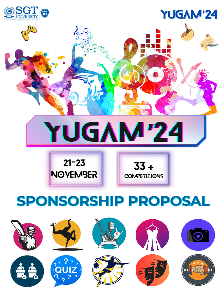 YUGAM Sponsorship Proposal | PDF