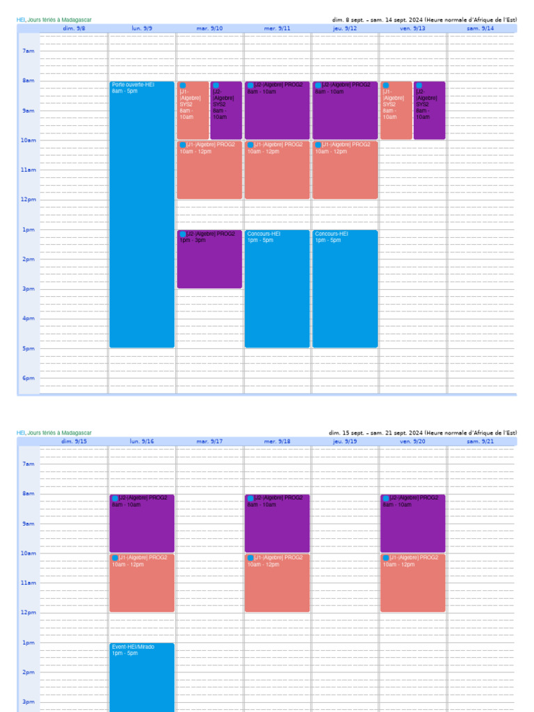 Calendar Hei Default | PDF