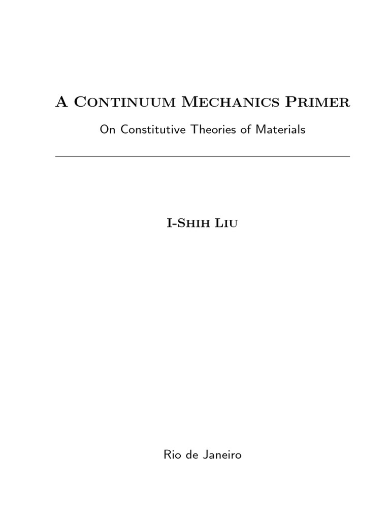 MCURS | PDF | Continuum Mechanics | Euclidean Vector