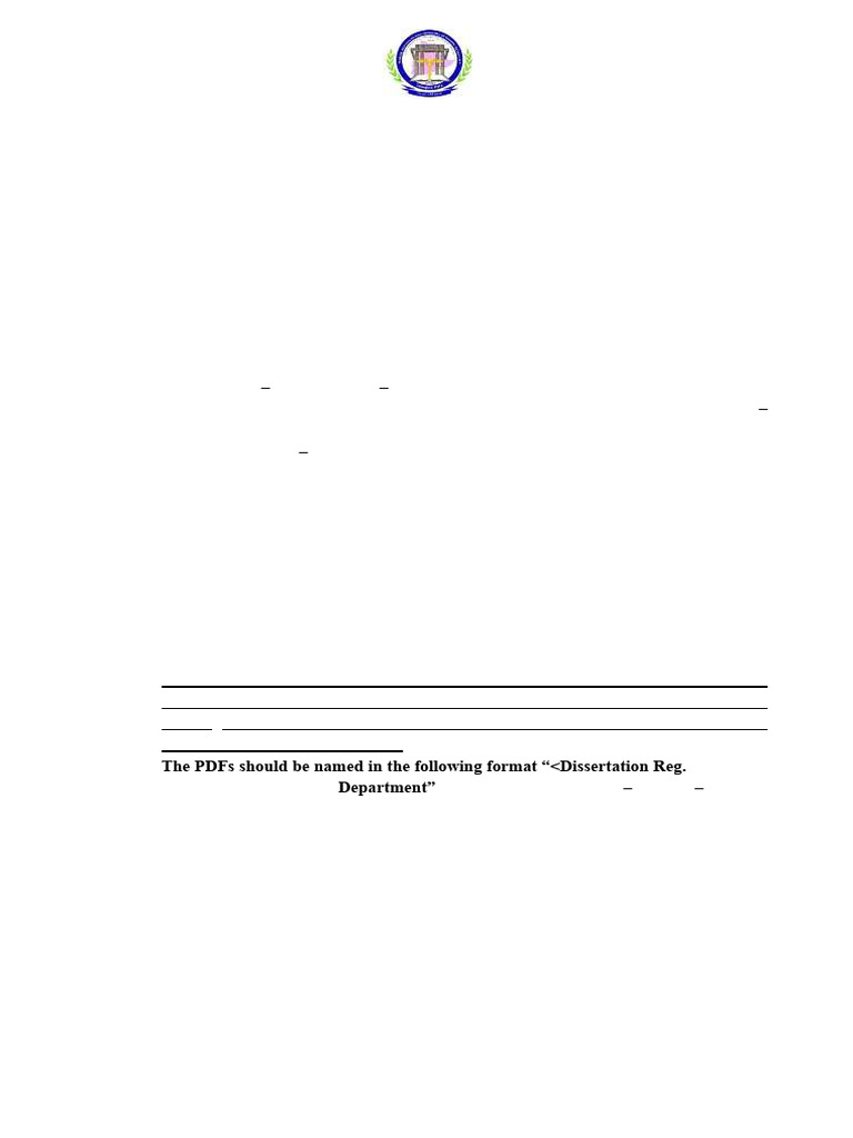 PG Medical MDMS Notification For Dissertation Submission - SepOct 2025 Exams | PDF | Thesis ...