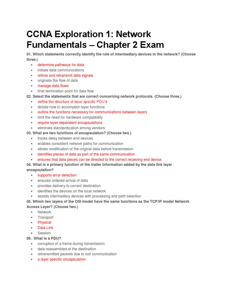 Ccna Final Exam Reviewer Pdf I Pv6 Computer Network